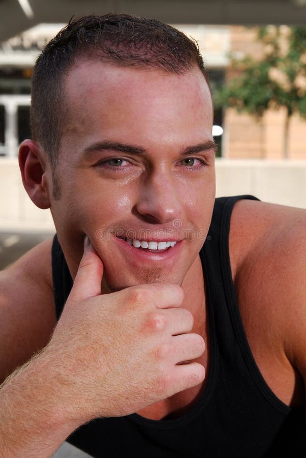 Happy Man stock image. Image of summer, outdoors, adult - 10311717