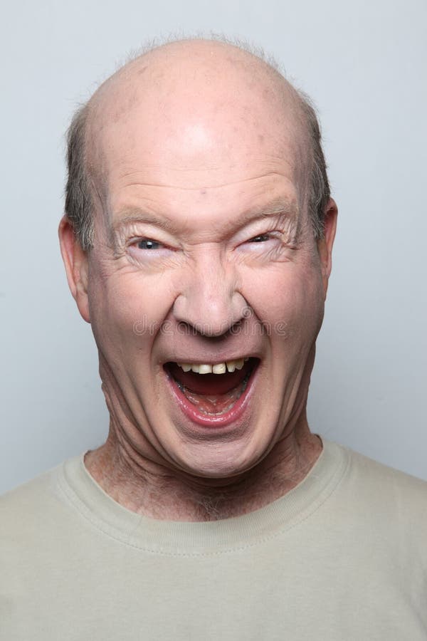 Happy man stock image. Image of comedian, elderly, hilarious - 19681763