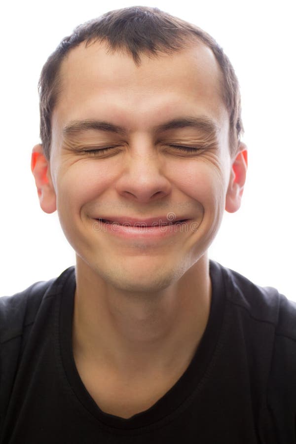 Happy man stock photo. Image of emotion, funny, good - 21915800
