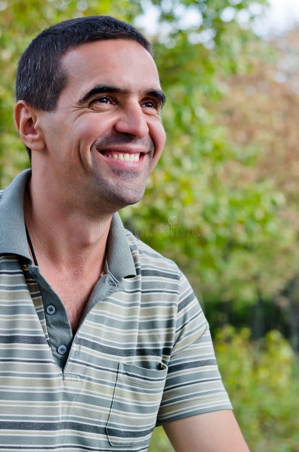 Happy man stock image. Image of vivacious, nature, casual - 29338887