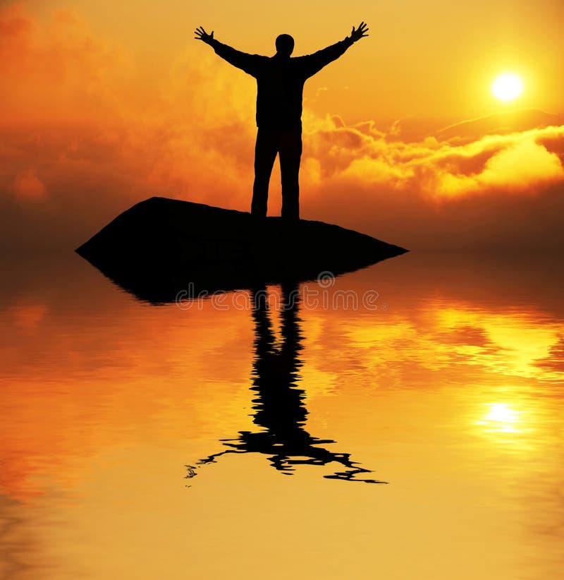 Happy man stock photo. Image of morning, healt, joyful - 3548946