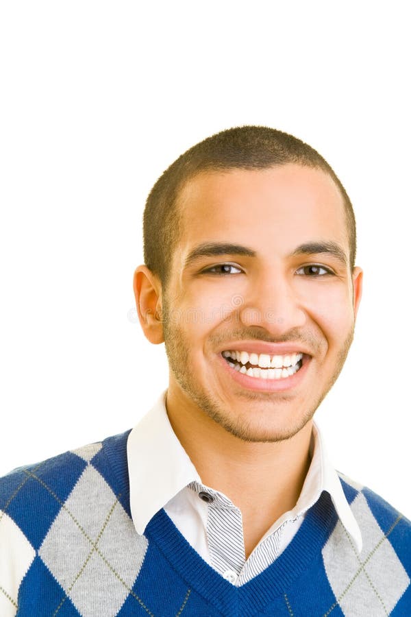 Happy man stock image. Image of enjoyment, smirking, shot - 9791303