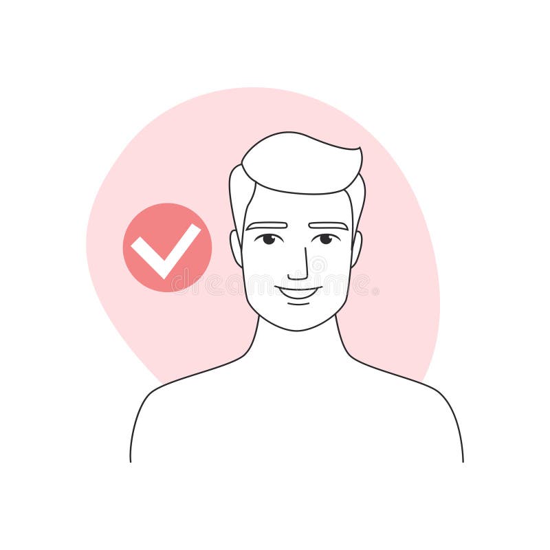 Happy Man With Approved Skincare Routine For Clear And Healthy Skin