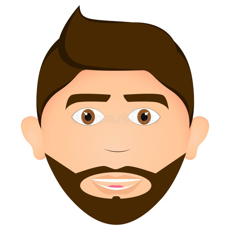 Happy man avatar stock vector. Illustration of avatar - 107518419