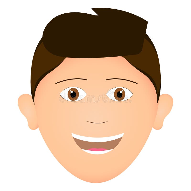 Happy man avatar stock vector. Illustration of male - 107519049