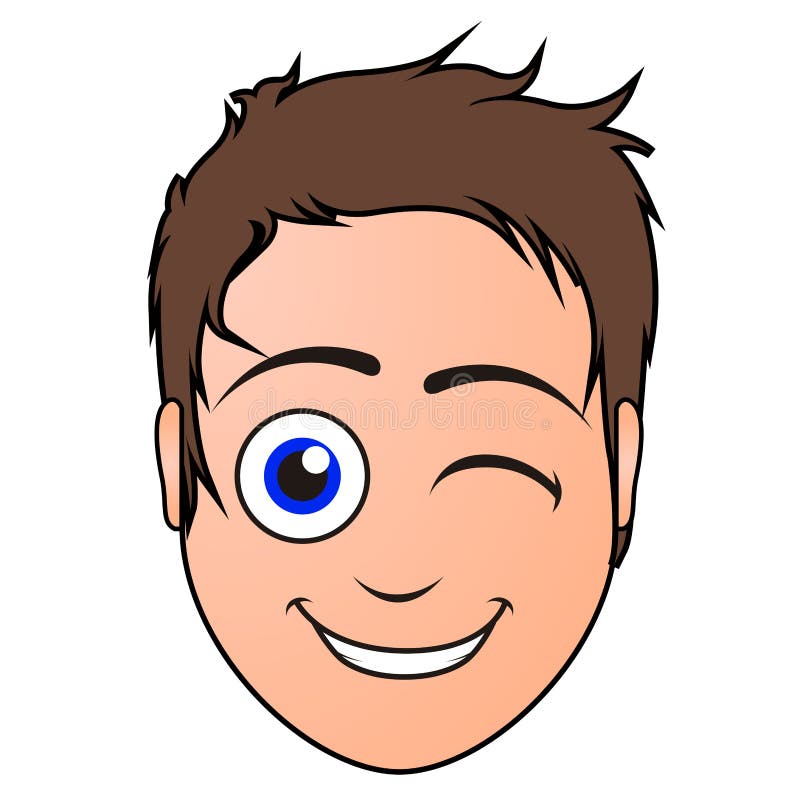 Happy man avatar stock vector. Illustration of expression - 107518271