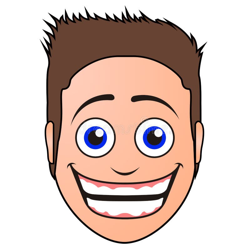 Happy man avatar stock vector. Illustration of portrait - 107462839