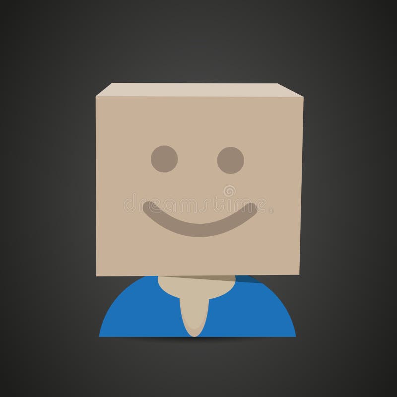 Cartoon Man Hiding Box Stock Illustrations – 60 Cartoon Man Hiding Box ...