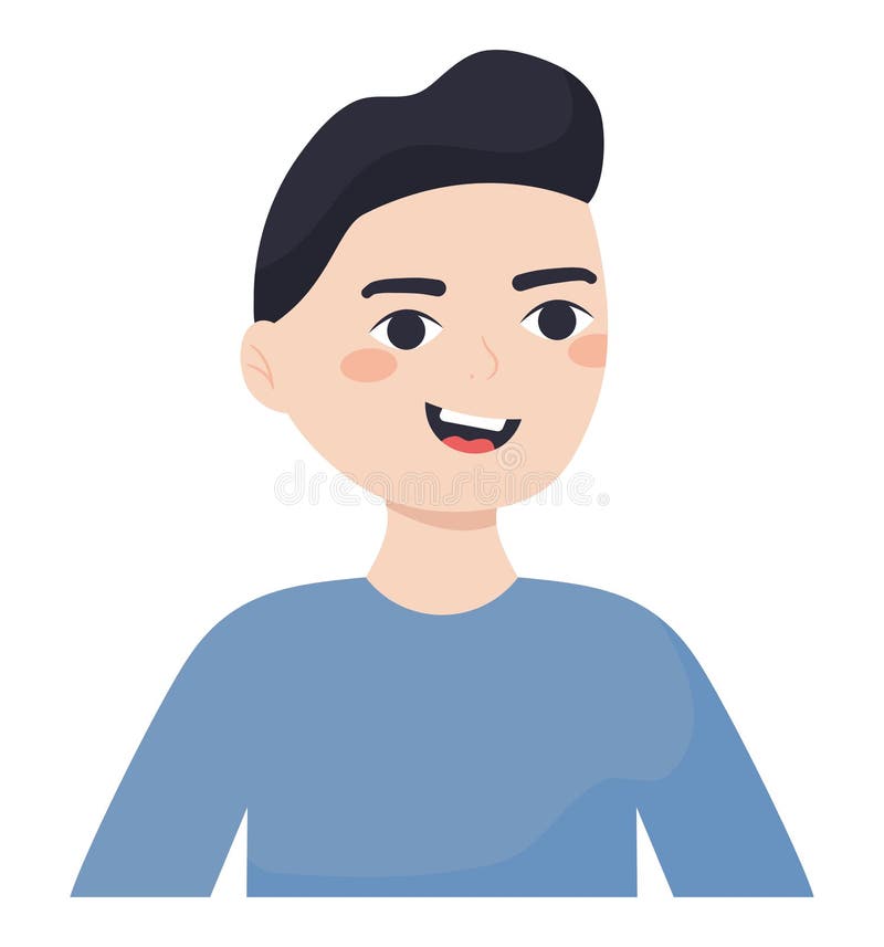 Happy man design stock vector. Illustration of language - 256291435