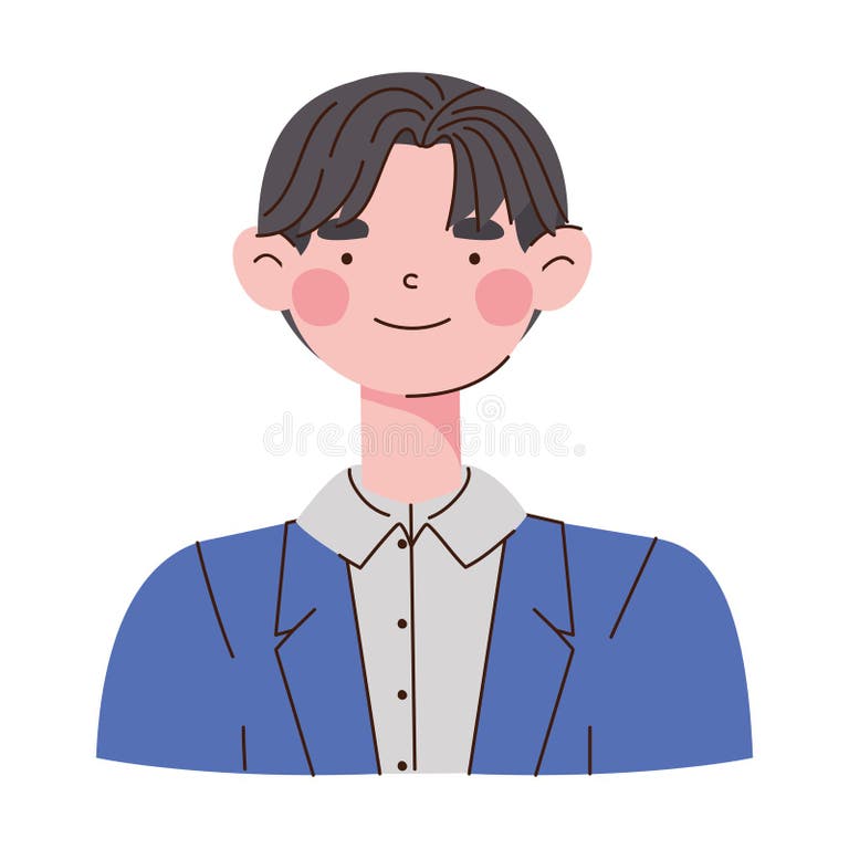 Happy man design stock vector. Illustration of portrait - 291761809