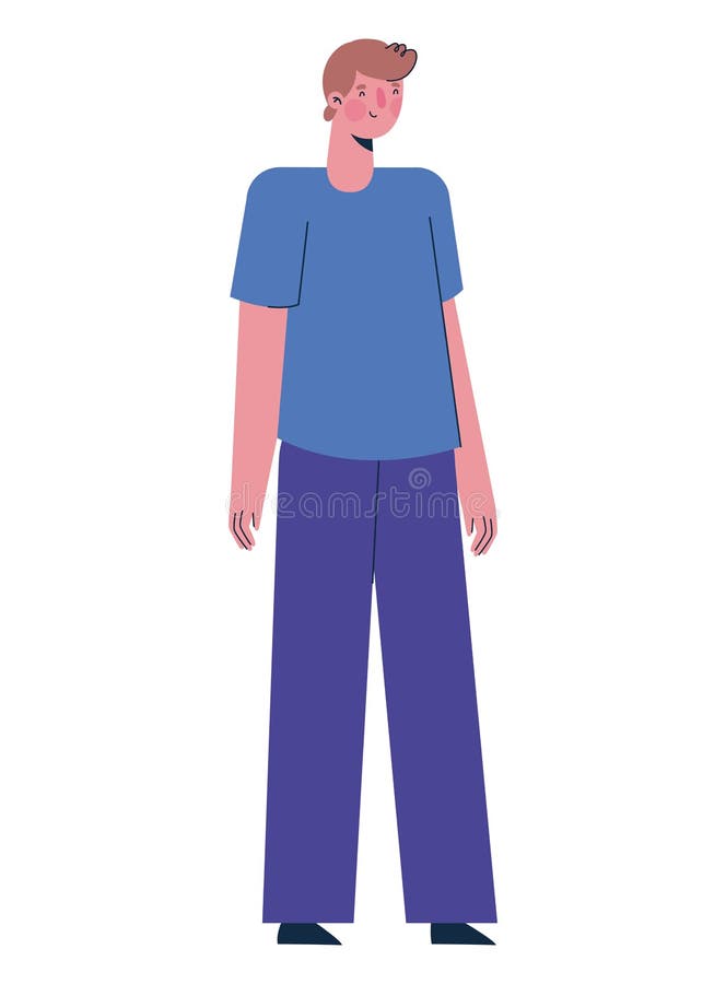 Happy man design stock vector. Illustration of happy - 264978452