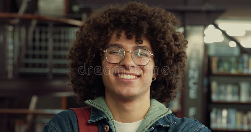 Happy, Man and Face of Student at University for Education, Learning or ...