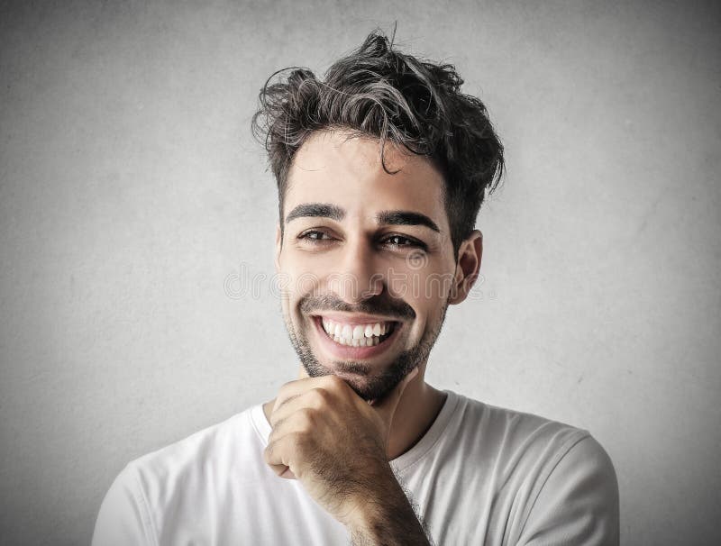 Happy man stock image. Image of positive, caucasian, adult - 49191303