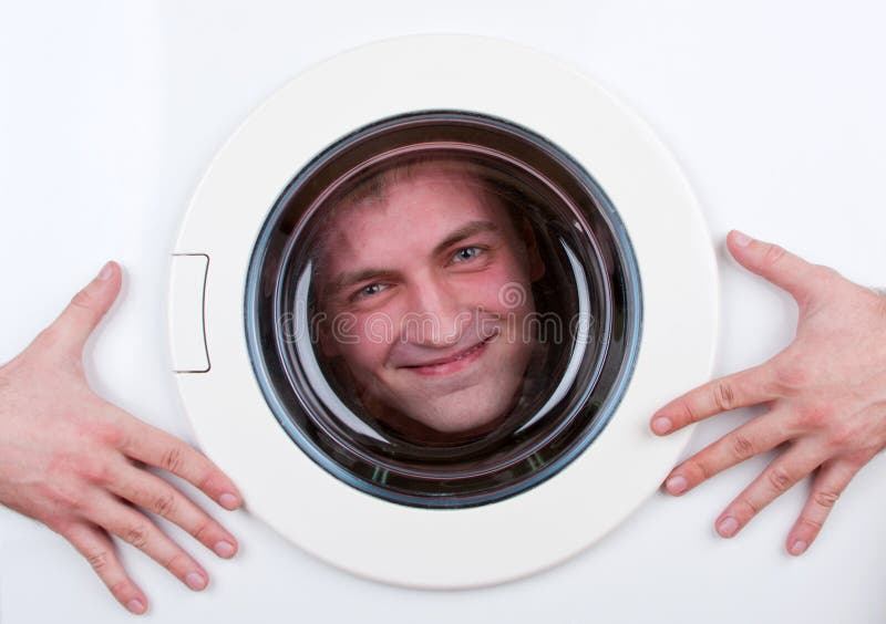 Inside the washing machine stock image. Image of inside - 14232197