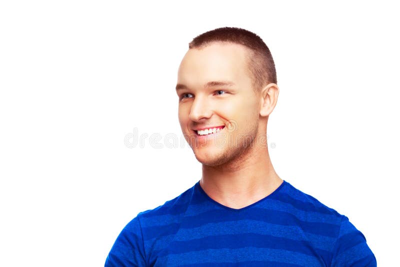 Confident man isolated stock photo. Image of person, joyful - 92703102