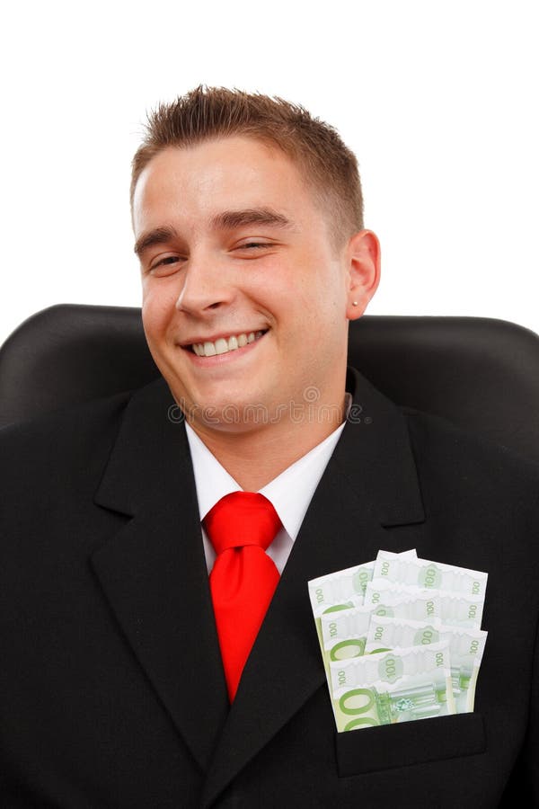 Happy man with money stock image. Image of young, smile - 15965205