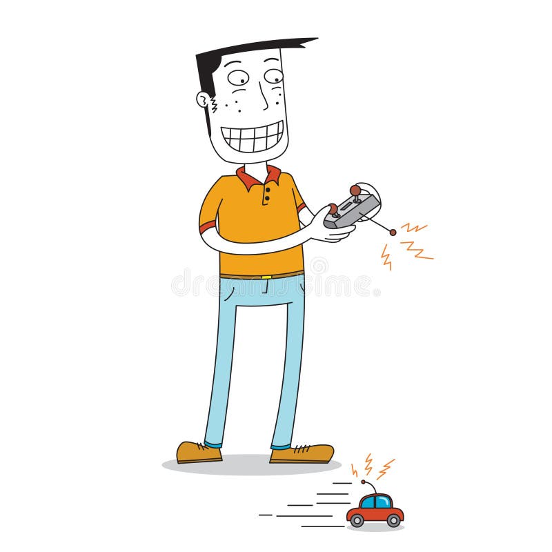 Remote Control Car Cartoon Stock Illustrations – 907 Remote Control Car ...