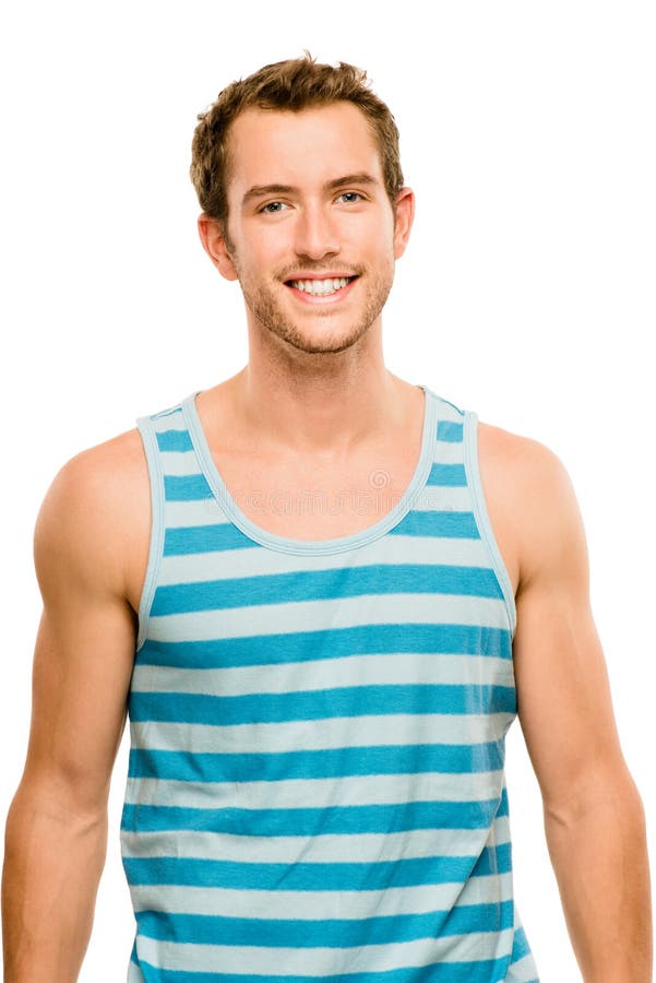 Rugged Handsome Smiling Young Man Stock Photo - Image of looking ...