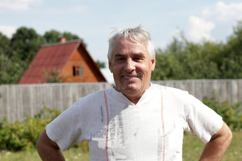 Happy man poses outdoor stock photo. Image of carefree - 20684468