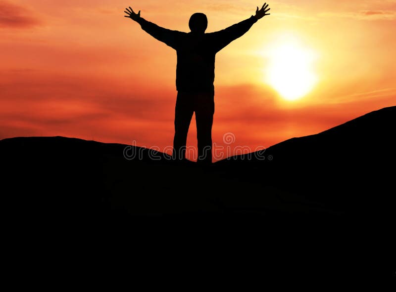 Happy man stock image. Image of exultation, exult, emotion - 54172653