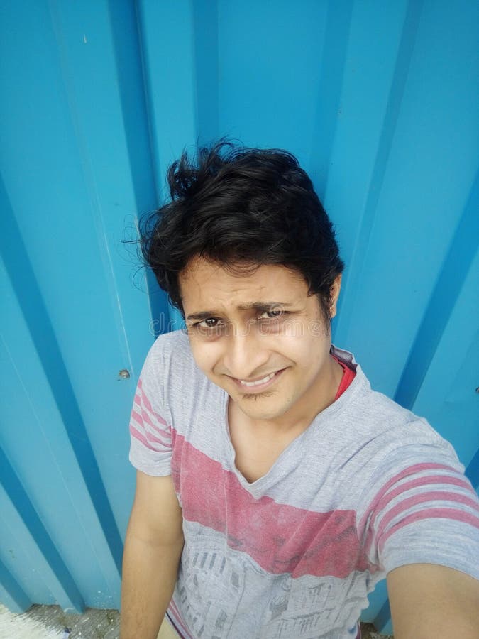 Happy Man stock photo. Image of front, looking, outdoors - 96846442