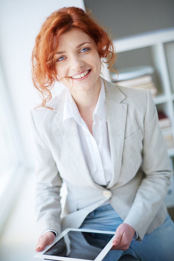 Happy manager stock photo. Image of inside, caucasian - 56448078