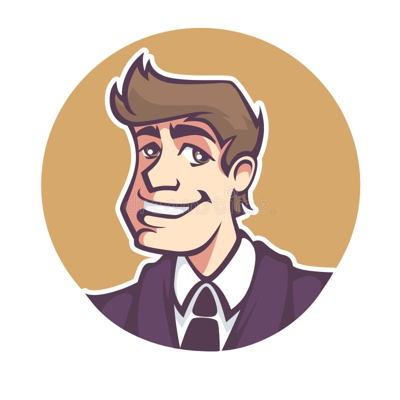 Happy manager stock vector. Illustration of presentation - 63873793