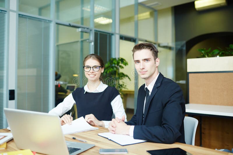 Happy managers stock photo. Image of businessteam, person - 99262296