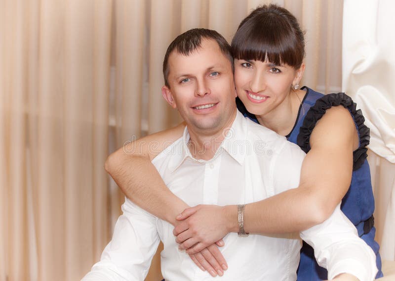 Happy married couple stock image. Image of husband, relaxation - 43676551