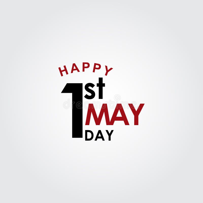 Happy May Day Logo Vector Template Design Illustration Stock ...