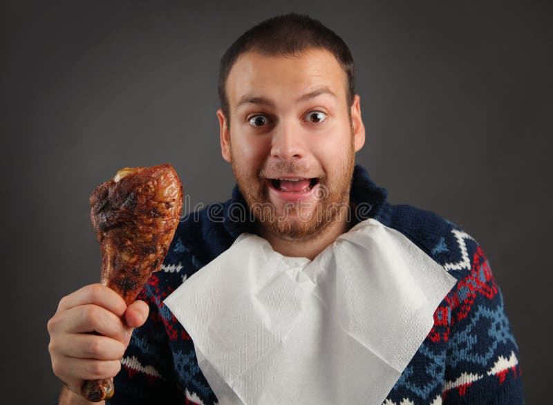 Fat Man Eating Turkey Stock Photos - Free & Royalty-Free Stock Photos ...