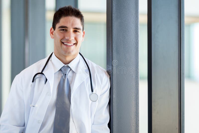 Happy medical doctor stock photo. Image of adult, male - 27010616