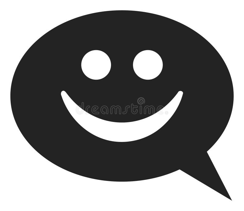 Happy Message Icon Spiral Twist Mosaic Stock Vector - Illustration of ...