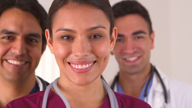 Happy Mexican doctors stock video. Video of skillful - 257846117