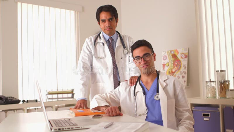 Happy Mexican Doctors in the Office Stock Video - Video of mexican ...