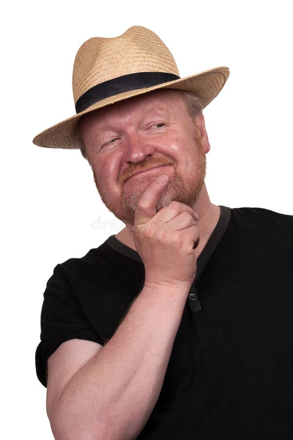 Tough Bouncer Barring the Way - on White Stock Photo - Image of ...