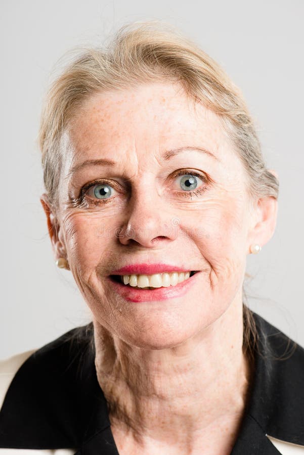 Happy Woman Portrait Real People High Definition Green Background Stock ...