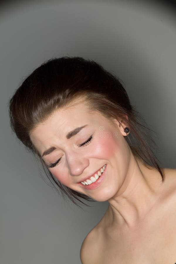 Happy Model, Caught Off Guard Stock Photo - Image of face, people: 24397040