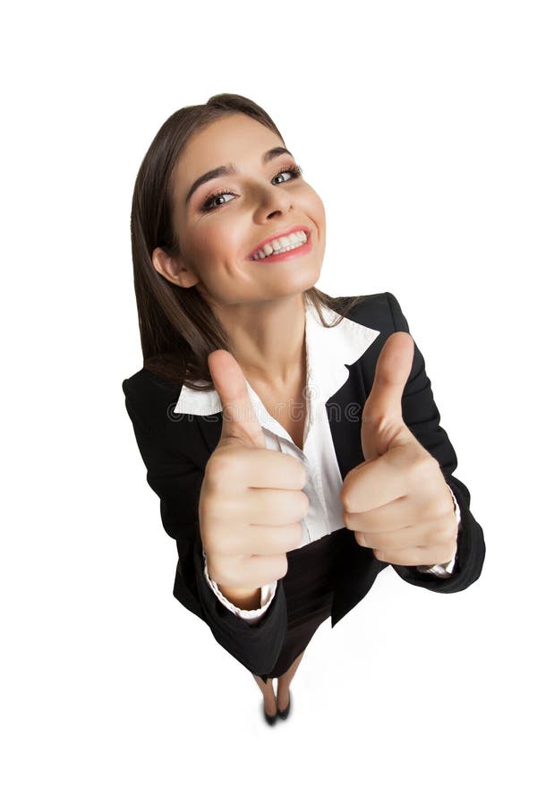 Happy model showing stock image. Image of hair, business - 63227403