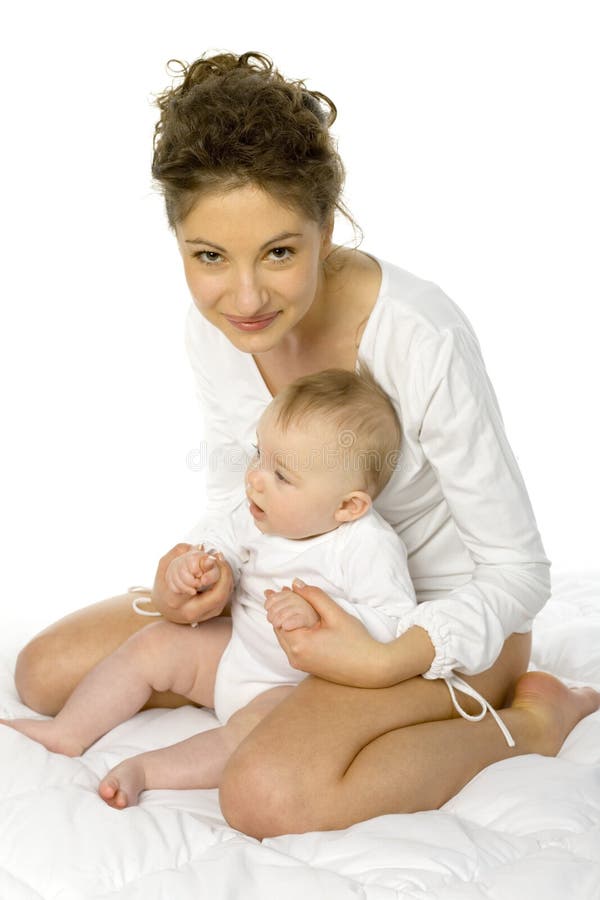 Happy mom stock image. Image of innocent, love, childhood - 2650849