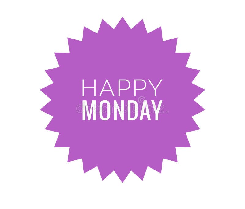 Happy Monday background stock illustration. Illustration of ...