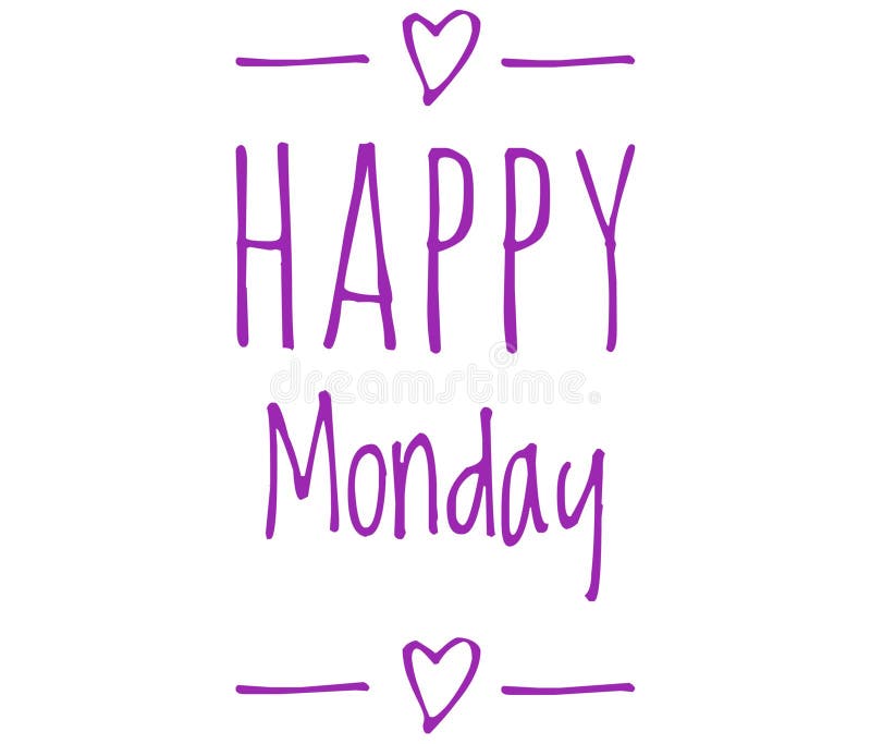 Happy Monday background stock illustration. Illustration of ...