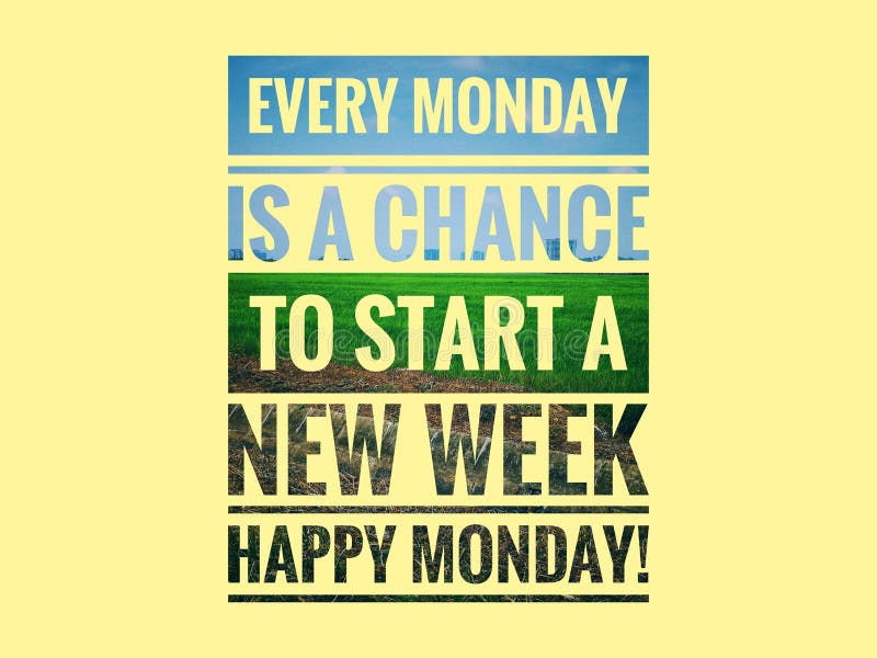 Happy Monday stock illustration. Illustration of positive - 167690141