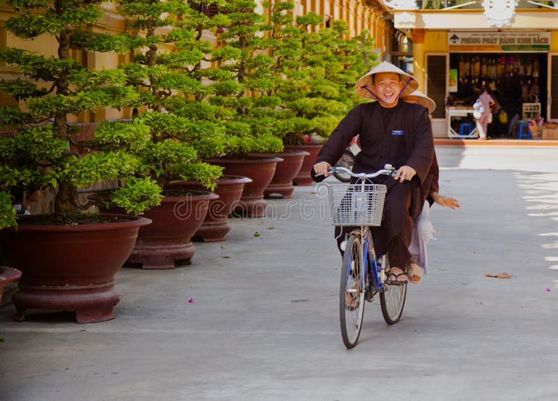 Happy monk editorial stock image. Image of belief, religious - 22466494