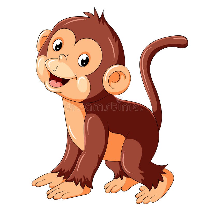 Cartoon Monkey stock vector. Illustration of cartoon - 31653934