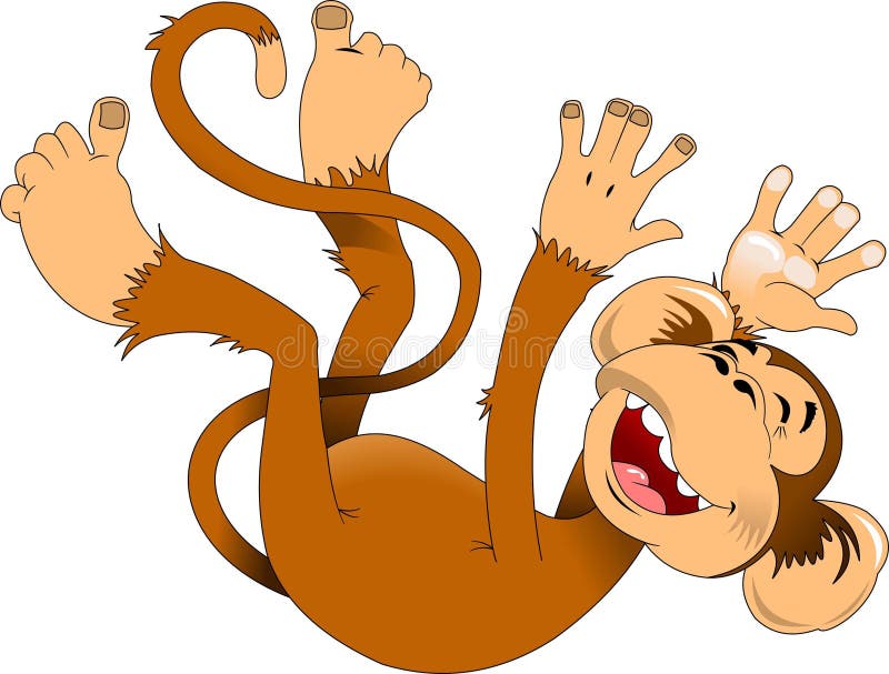 Happy Jumping Monkey Stock Illustrations – 274 Happy Jumping Monkey ...