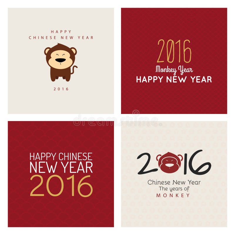 Happy monkey year stock vector. Illustration of horoscope - 67589897