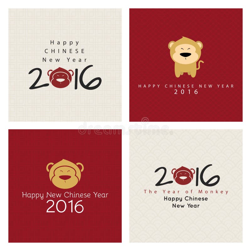 Happy monkey year stock vector. Illustration of character - 67590194