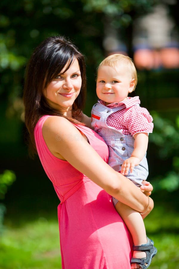 Happy mother stock photo. Image of look, staring, affectionate - 10307148