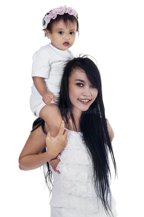 Portrait of a Happy Filipino Mother and Daughter Editorial Photo ...